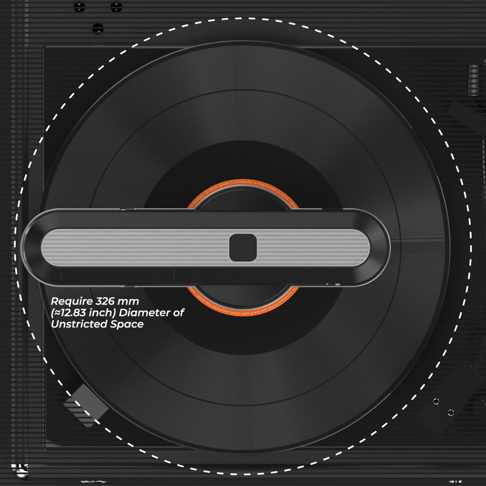 HumminGuru Orbit Vinyl Record Static Remover